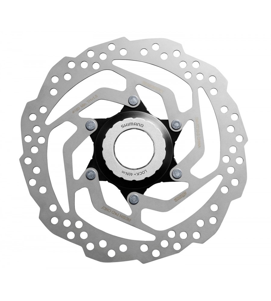 disk brake rotor SH CENTER LOCK 160 mm, siva